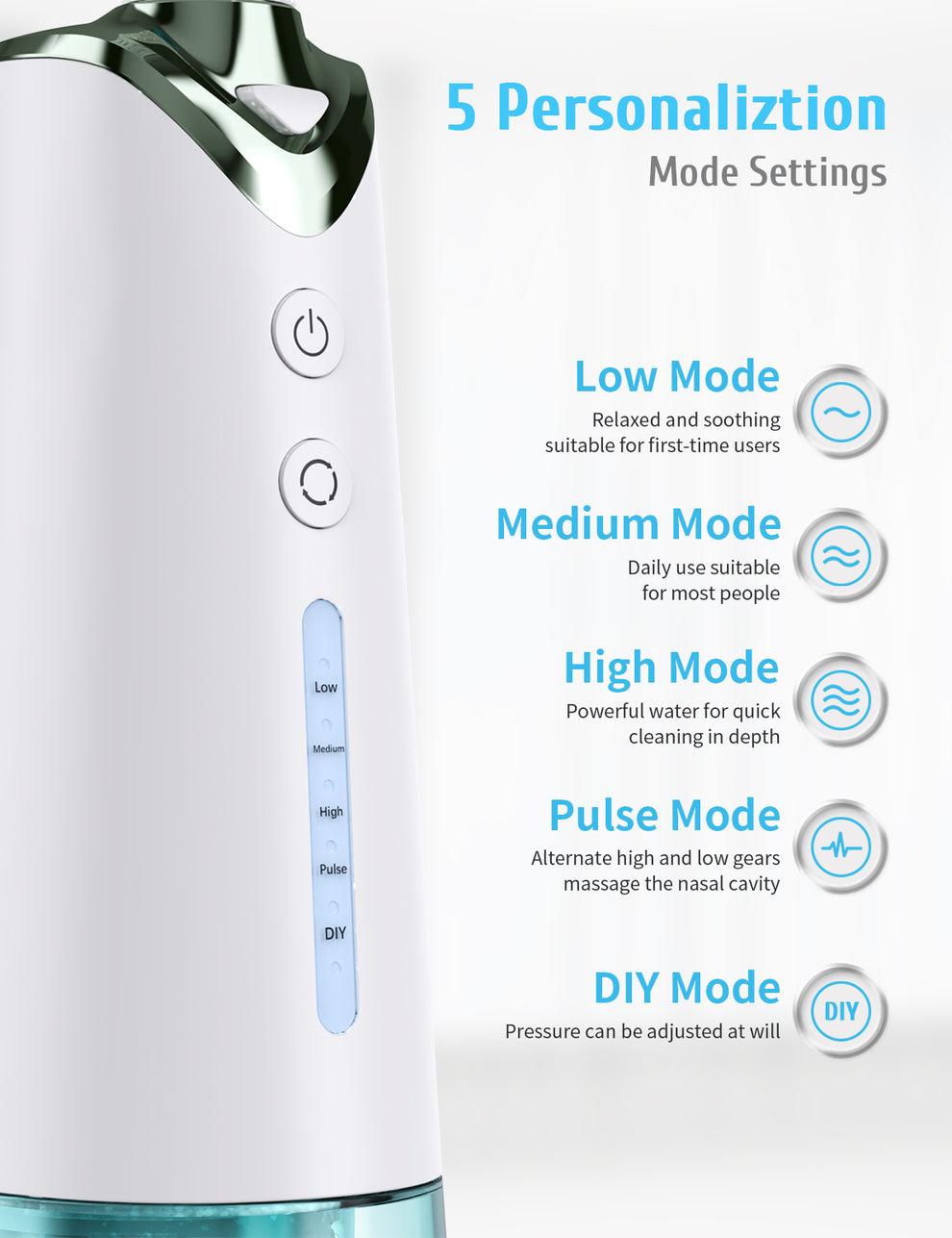 MAOEVER Sinus Cleaner Machine, Cordless Nasal Rinse Machine for Sinus ...