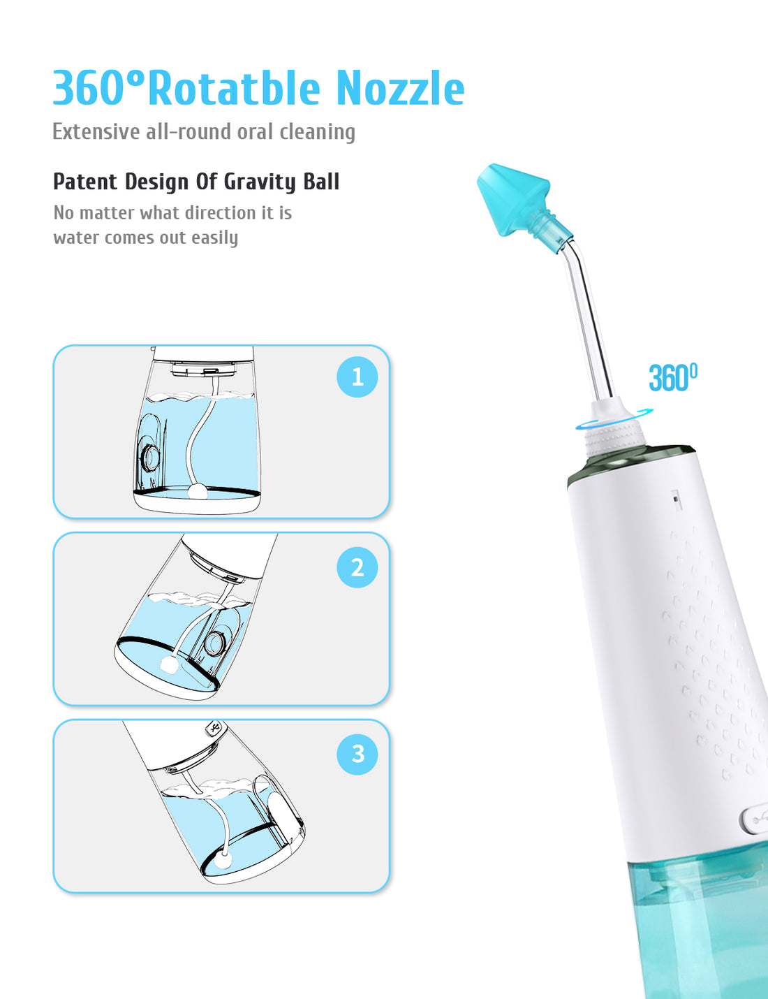 MAOEVER Sinus Cleaner Machine, Cordless Nasal Rinse Machine for Sinus ...